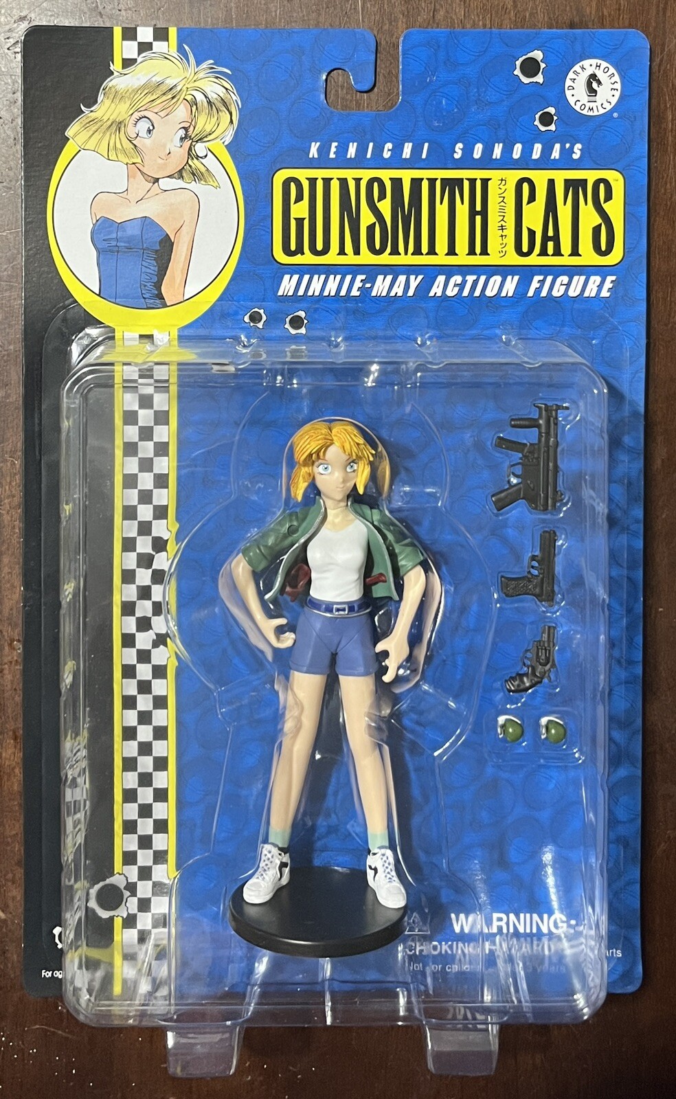 Gunsmith Cats Action Figure Minnie May 2001 Dark Horse Kenichi Sonoda's ...