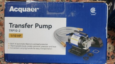 Acquaer Water Transfer Pump 115V 1/10 HP Portable Electric Utility ...