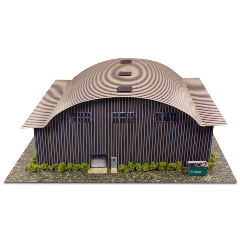 1/87, 1/200, HO Scale Aircraft Hanger & HO Aircraft Model Display ...