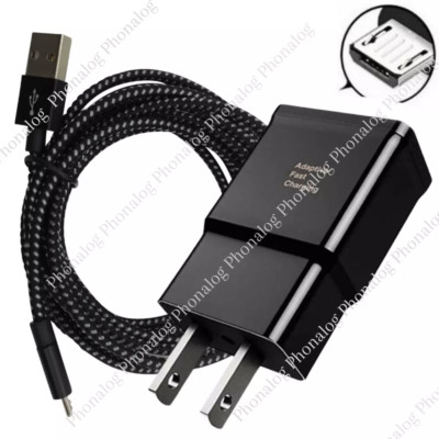 Adapter Fast Charger Micro 3/6/10FT USB Cable Charging Cord For Samsung ...