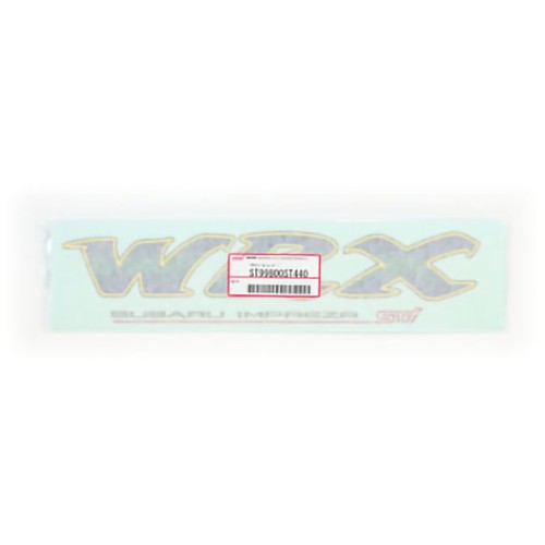 STI GENUINE OEM SUBARU GC8 IMPREZA WRX REAR TRUNK DECAL STICKER ...