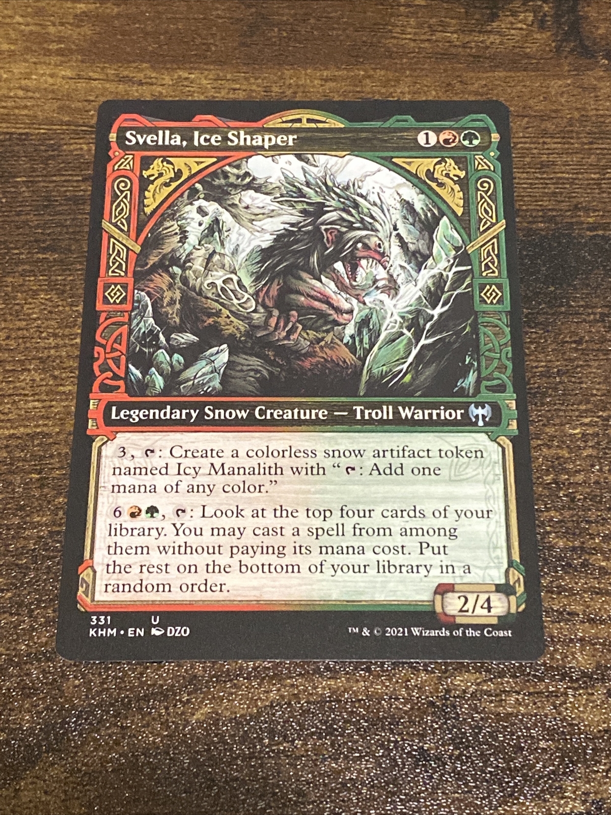Svella, Ice Shaper 331 (Showcase) Kaldheim Magic The Gathering MTG ...