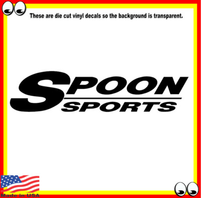 SPOON SPORTS Logo Vinyl Decal Sticker Honda JDM spoon sports | eBay