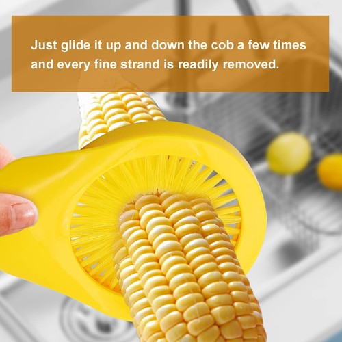 Pack of 1 Corn Brush, Removes Silk, Corn Desilker, Portable Corn Cob ...