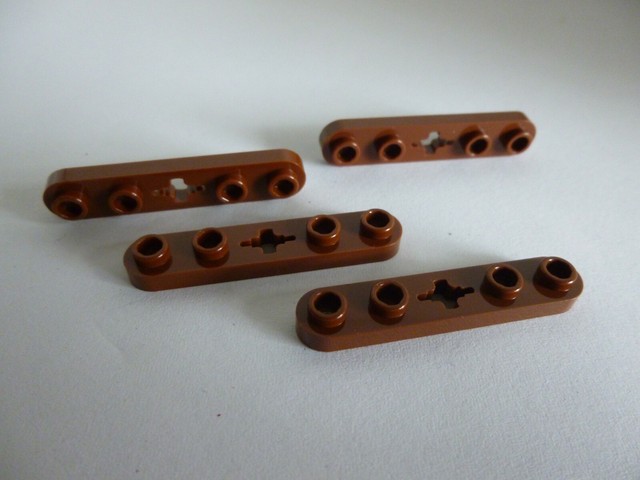 4x LEGO Technic Liftarm flach 1 X 5 schwarz 32124 Technik 4114689 ...