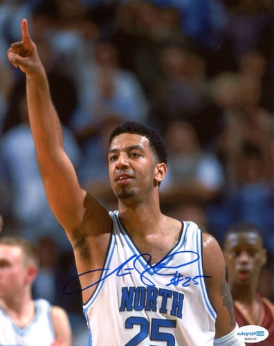 JASON CAPEL SIGNED 8X10 PHOTO NORTH CAROLINA TAR HEELS UNC BASKETBALL ...