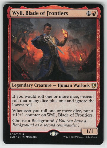 MTG Wyll, Blade of Frontiers Commander Legends: Battle for Baldur's ...