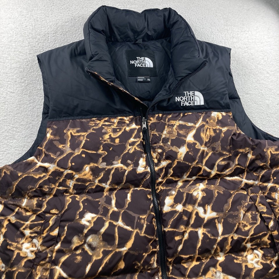 The North Face 1996 Retro Nuptse Vest Mens XXL Black 700 Puffer Full ...