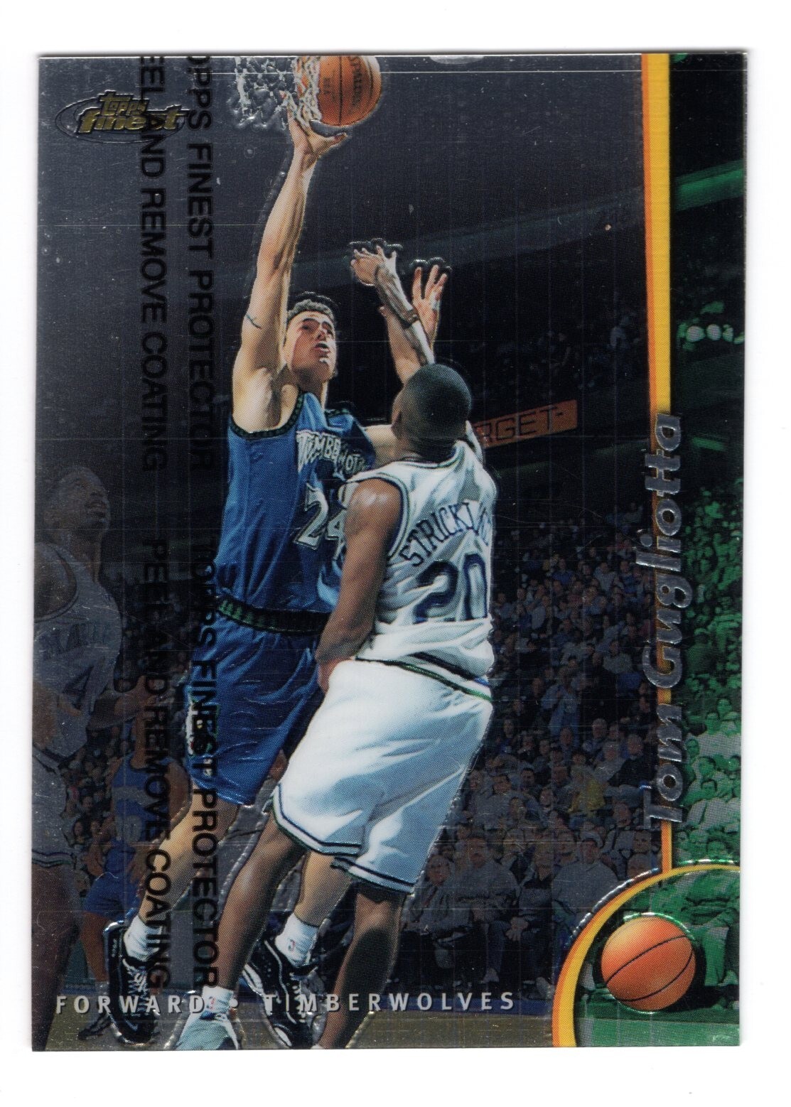 1998-99 TOPPS FINEST TOM GUGLIOTTA CARD #75 **NM-MT** MINNESOTA ...