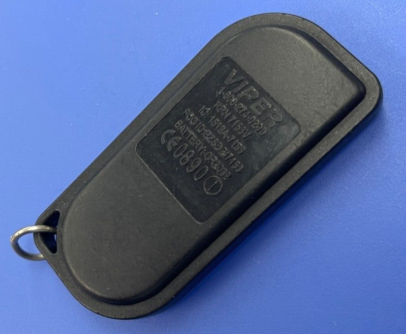 NICE USED VIPER 5-BUTTON REMOTE FOB TRANSMITTER EZSDEI7153 7153V ...