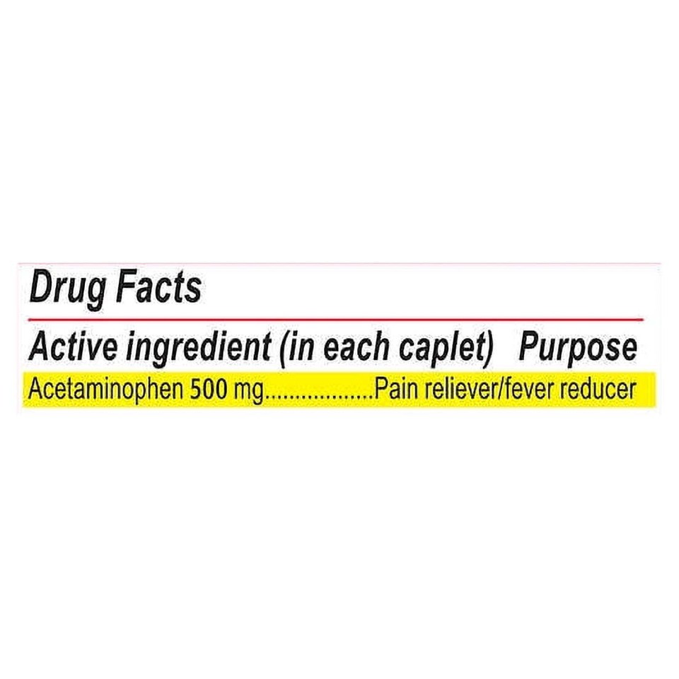 Tylenol Extra Strength Acetaminophen 500 Mg, 325 Caplets | eBay