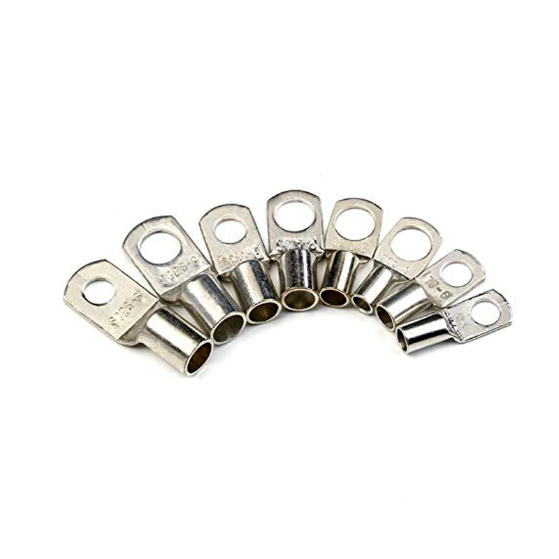 60x Durable Electrical Wire Copper Lug Battery Cable Ring Connector ...