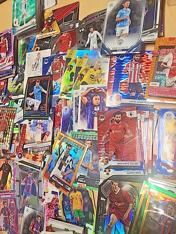 The Best Soccer Card Collection JUMBO Lot + Autos, RC, Inserts, SP ...