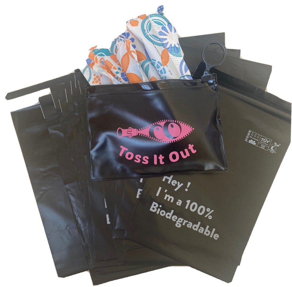 Toss It Out - Feminine Hygiene Kit! Dispose With Confidence (1-Purse ...