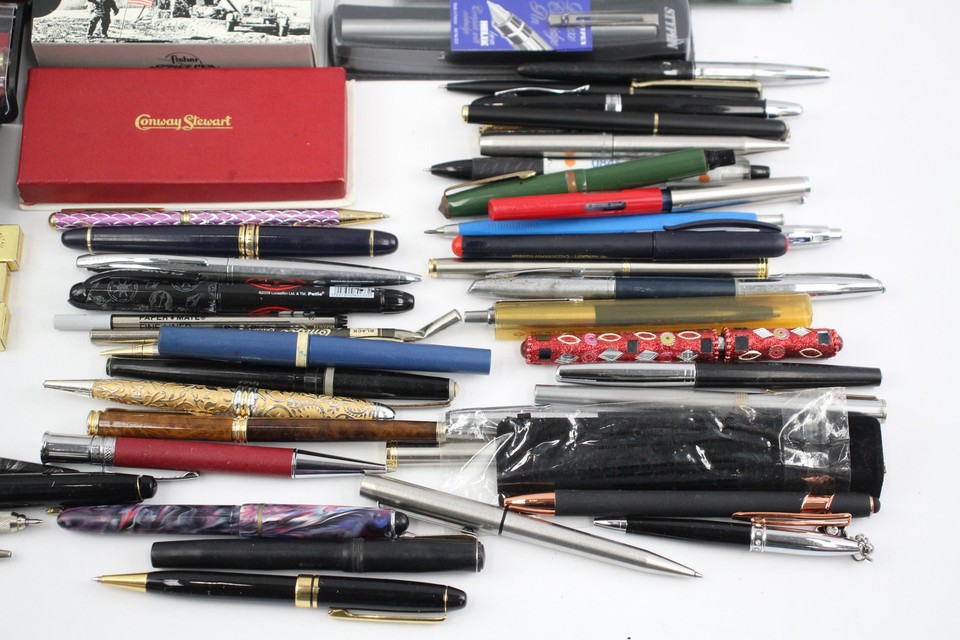 Writing Instruments Assorted Inc Fountain Pens Ballpoint Biro ...