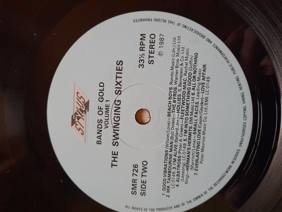 Bands of Gold - The Swinging Sixties - Vinyl Record LP Album - Kinks ...