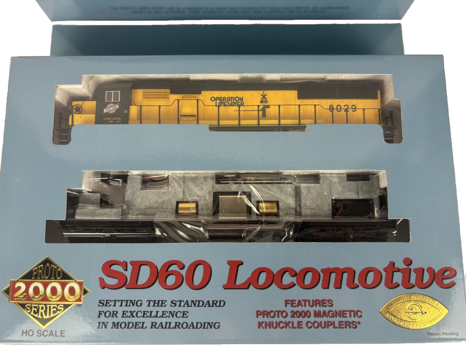 Proto 2000 SD60 – C&NW 8034 – Item 23501 – HO Scale – NEW / Never Run ...