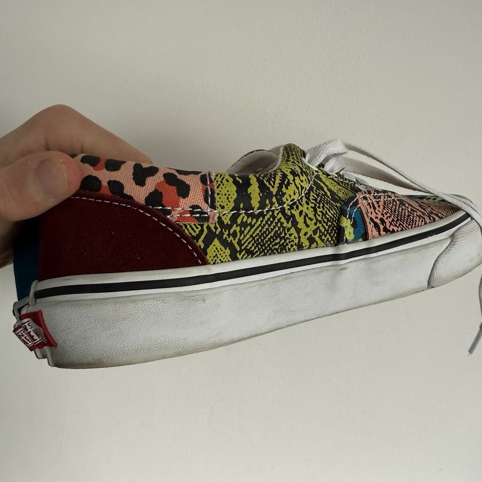 Vans Era Patchwork Multicoloured Leopard/Snake Print Women’s UK Size 5 ...