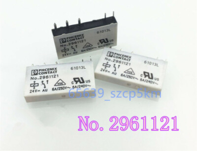 2Pcs Phoenix Relay Contact Power Relay No.2961121 DC 24V 6A 240v~250V 5 Pins | eBay