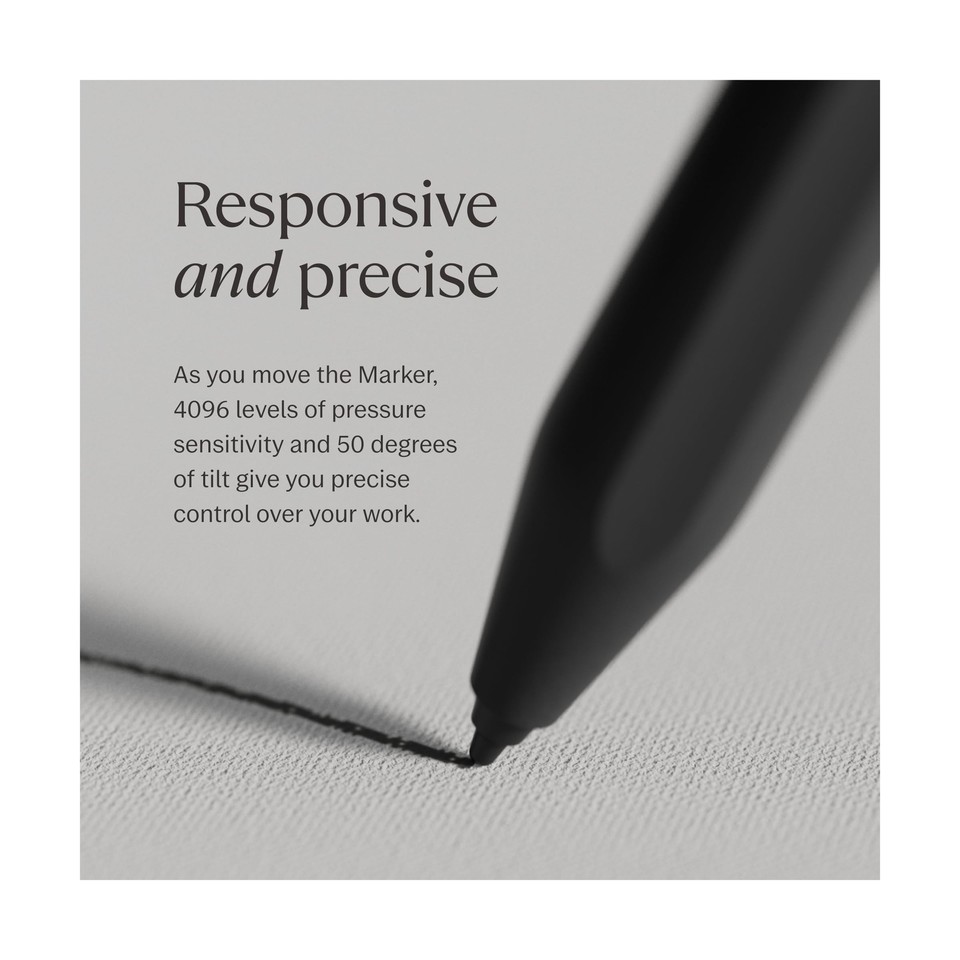 reMarkable Marker Plus The Official reMarkable 2 Pen with Eraser | 9 ...