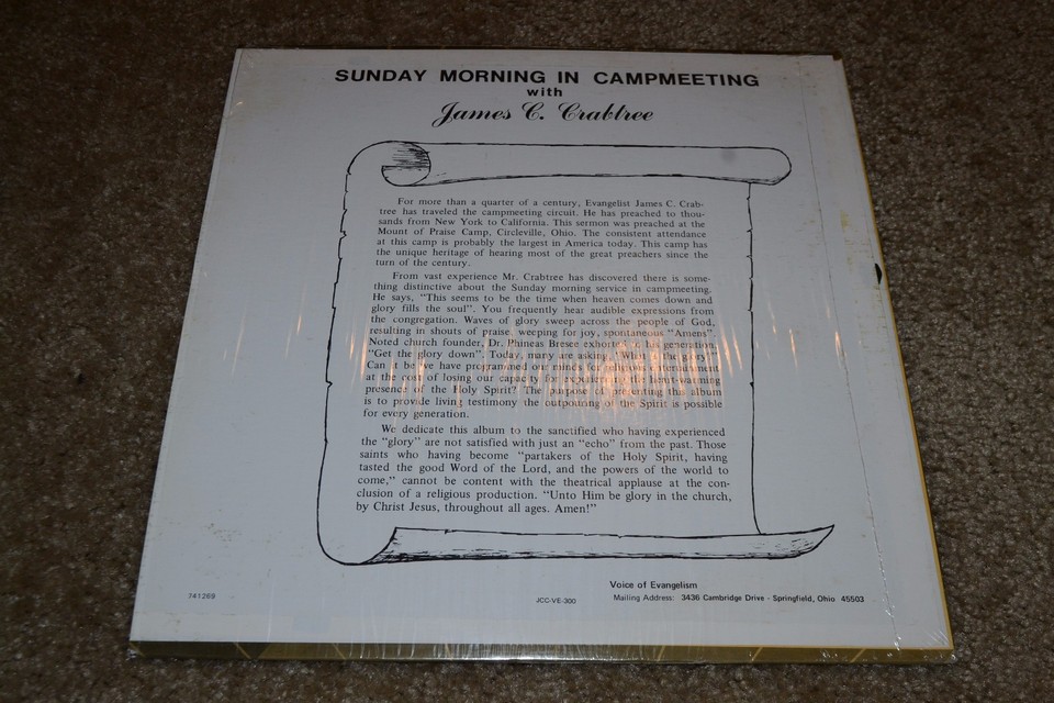 Sunday Morning in Campmeeting with James C. Crabtree~Evangelism~Xian ...
