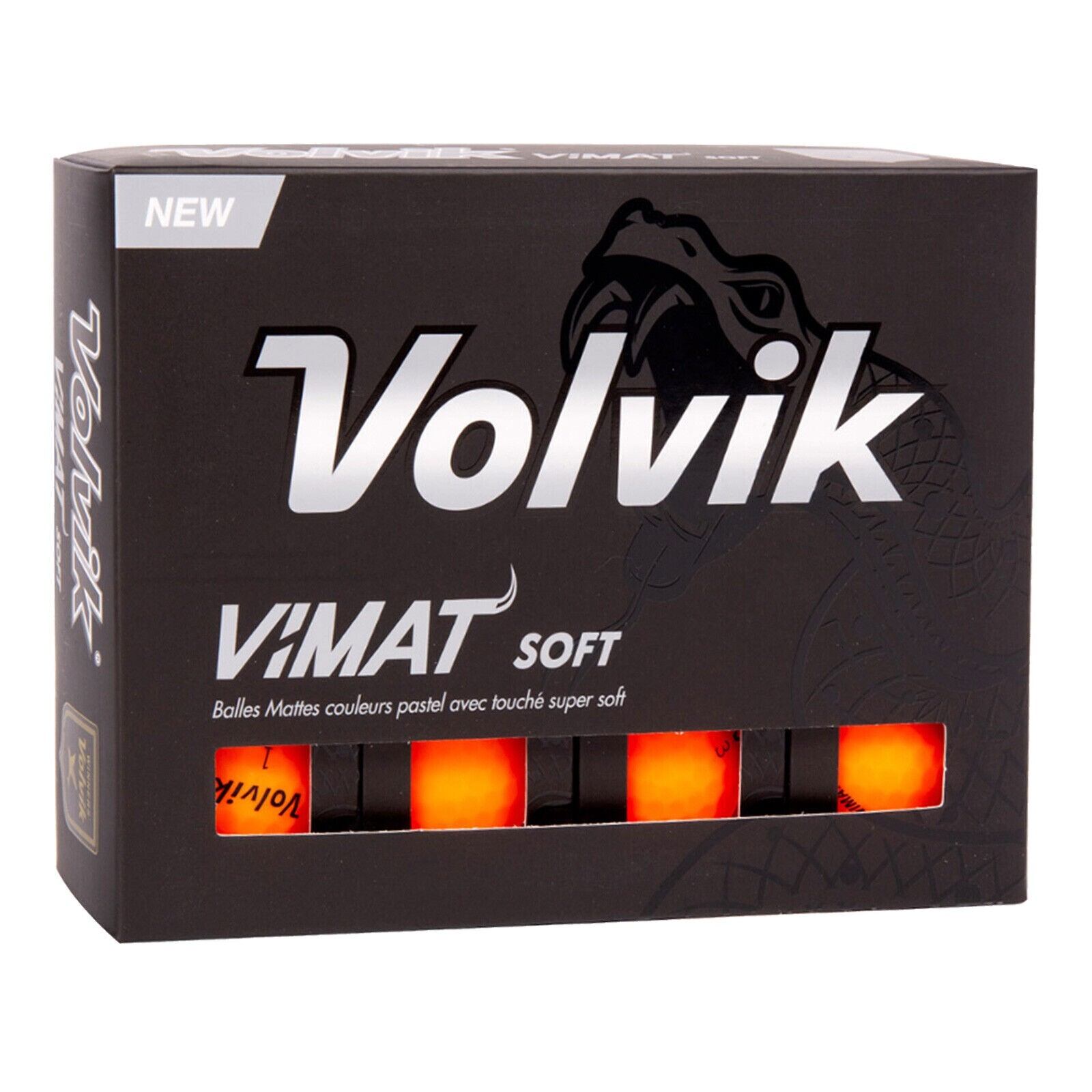 New Volvik Vimat Matt Premium Golf Balls Soft Feel Distance Inc FREE ...