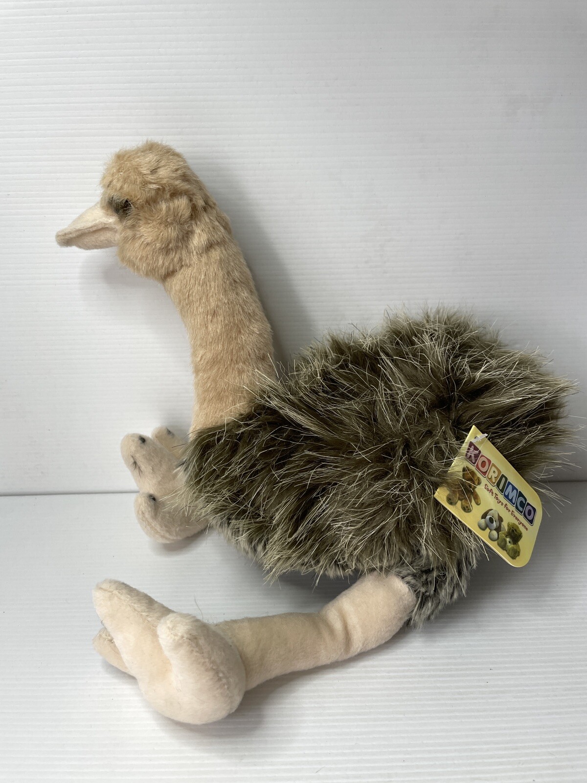 Korimco Soft Toy Emu Brown Beige 24 cm Long Plush | eBay