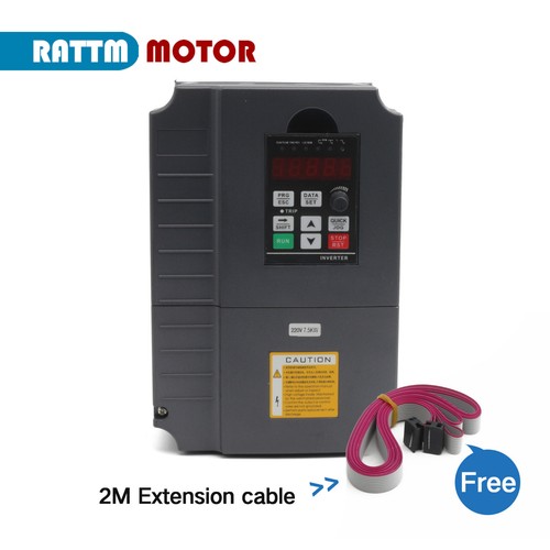 HY 7.5KW 220V VFD Variable Frequency Drive Inverter 10HP Motor Speed ...