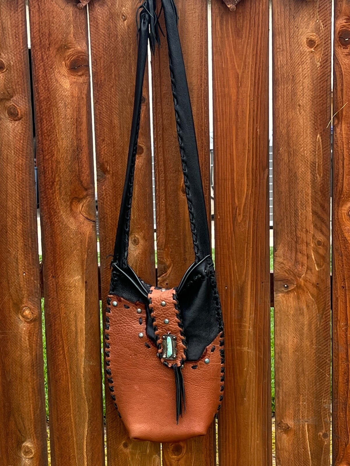 Custom Made Native American Turquoise and Sliver Embl… - Gem