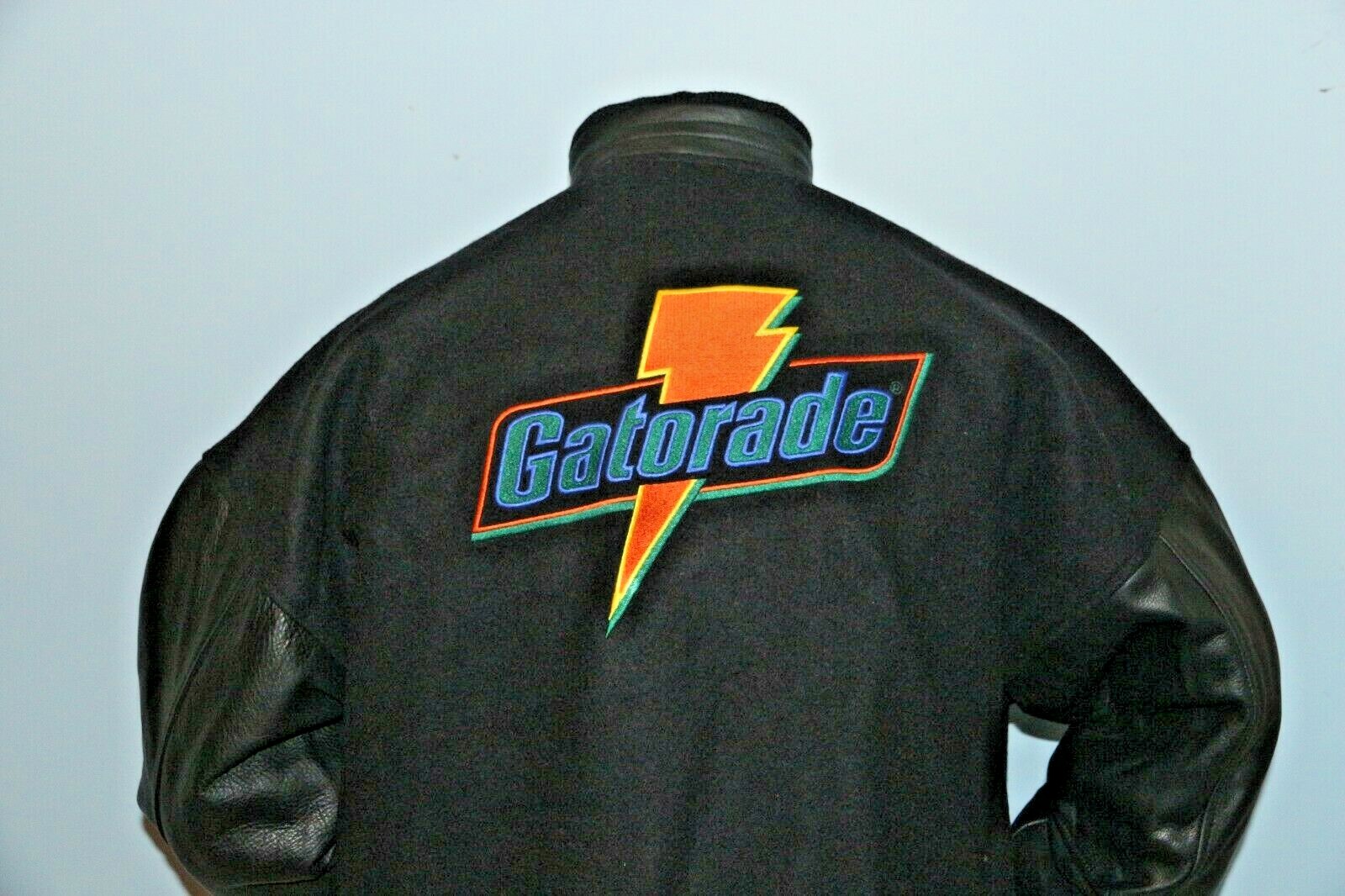 Gatorade Leather Sleeve Wool Varsity Jacket, Made in … - Gem