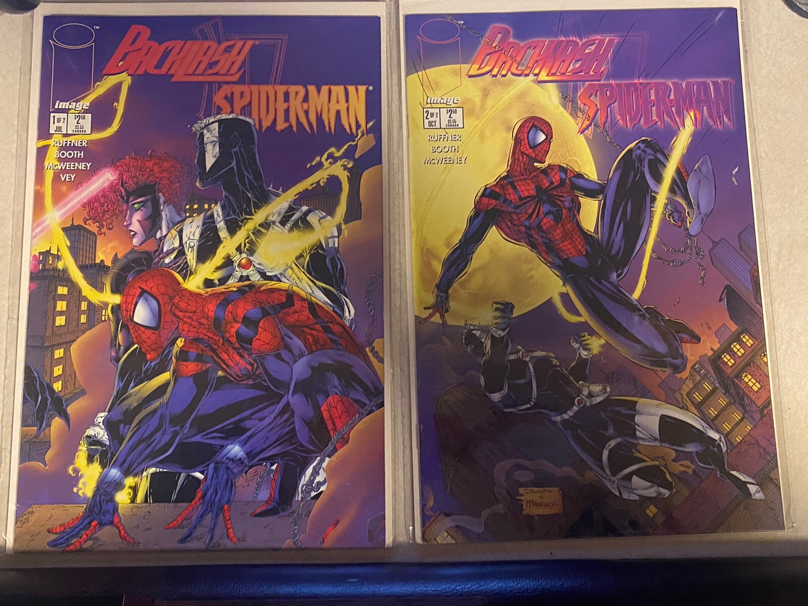 Backlash Spider-Man 1 and 2 Marvel 1996 Spidey Marvel Nice | eBay