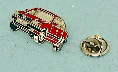 Audi Pin 100 C4 Silver Red - Dimensions 30x15mm | eBay UK