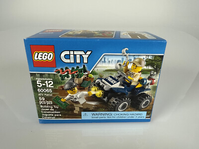 LEGO CITY: Atv Patrol (60065) Set Blocks Mini Figure 59 Pieces Legos ...