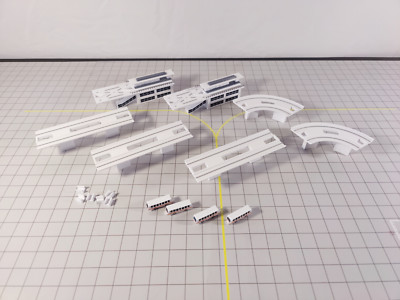 Airport APM AUTOMATED PEOPLE MOVER Sky Train Model 1:400 Scale Airport ...