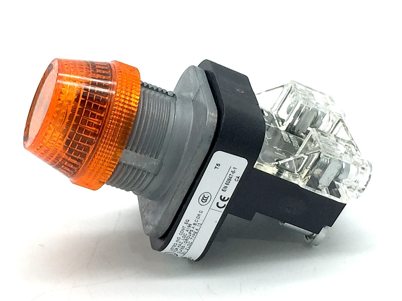 AB 800TC-QH25A Pilot Light Push Button Amber Lens 24V AC/DC LED fits Allen Bradl | eBay Australia