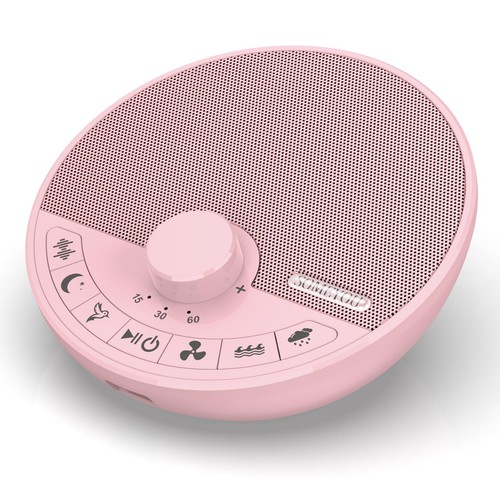 Portable White Noise Sound Machine with 18 Sleep Sounds, Battery ...