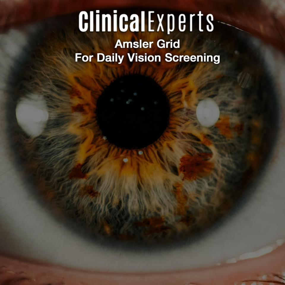 Amsler Eye Grid with Magnetic Back - Daily Vision Screening Tool for ...