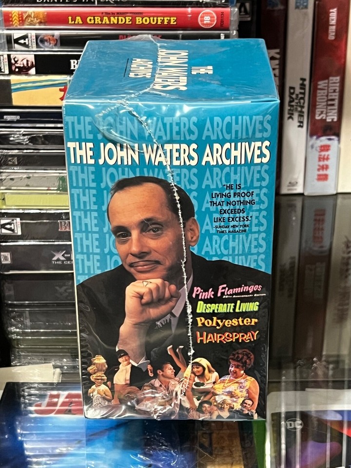 The John Waters Archives (VHS) Pink Flamingos, Polyester, Hairspray ...