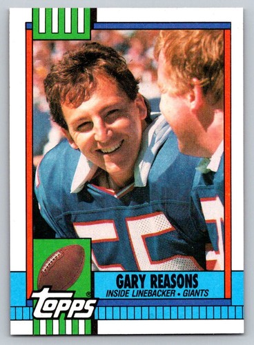 1990 Topps #62 Gary Reasons New York Giants | eBay