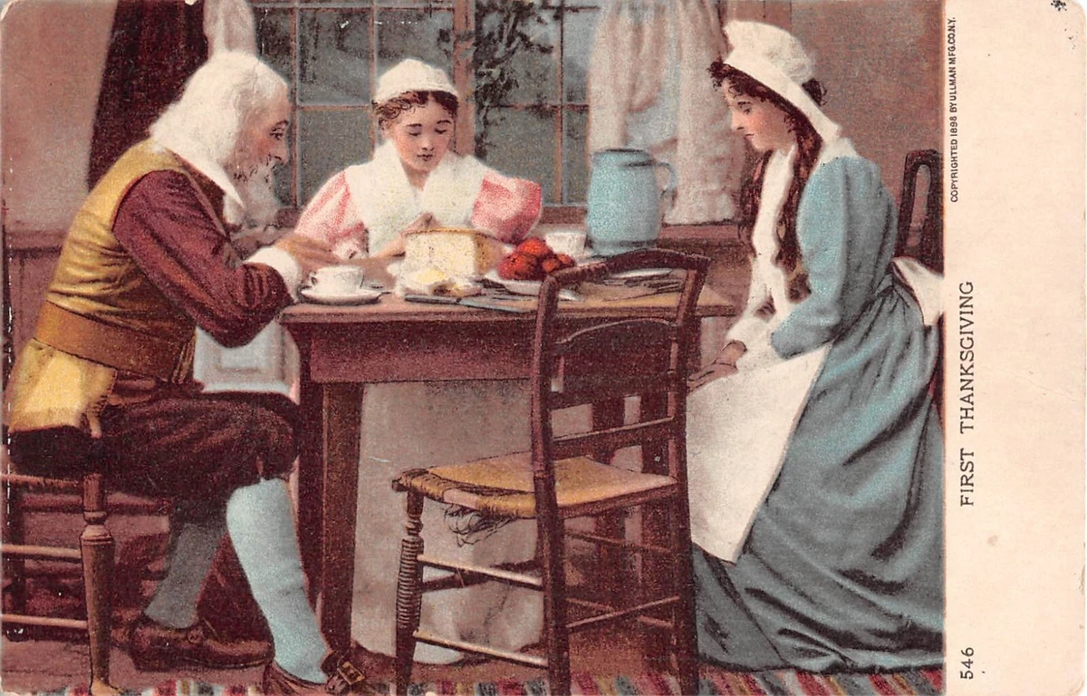 First Thanksgiving Dinner Table