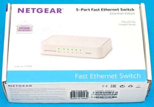Switch NETGEAR RJ45 5 port réseau FS205V2 ( TK221 ) | eBay