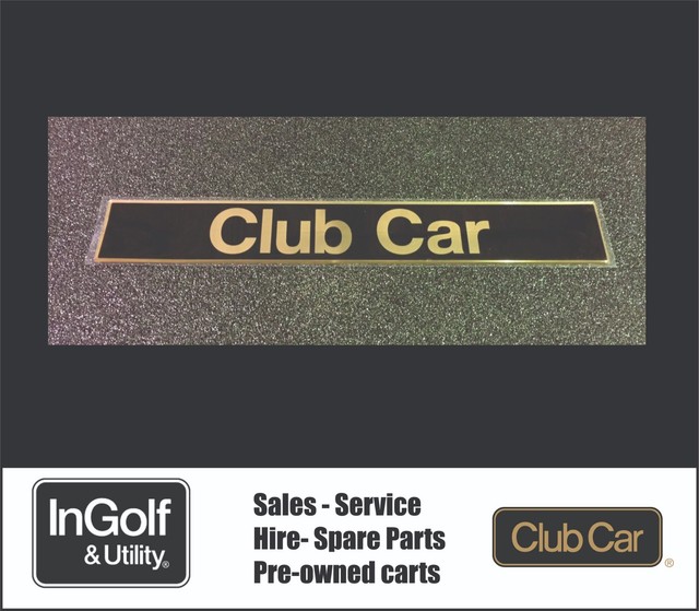 Club Car Precedent Badge Nameplate Decal Sticker Golf Cart Buggy Buggie ...