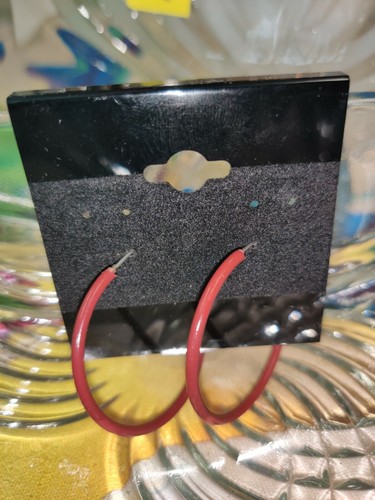 Vintage Red Hoops | eBay