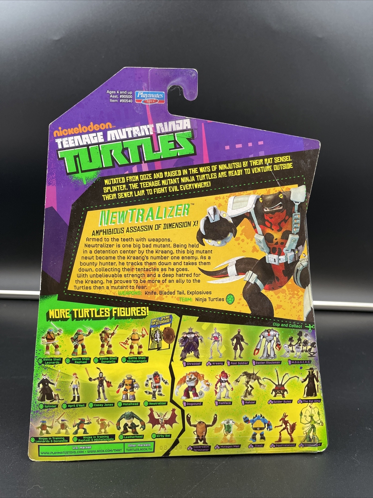 Teenage Mutant Ninja Turtles Newtralizer TMNT Action Figure New ...