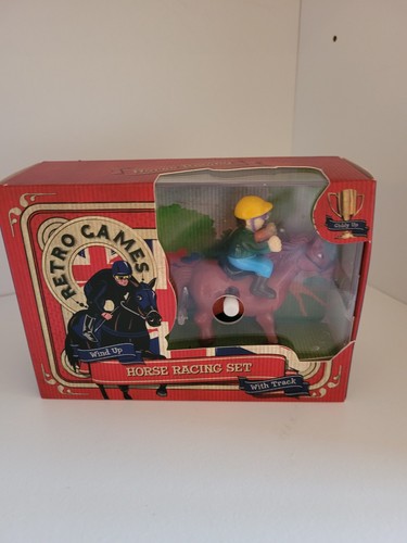 a Peers Hardy Retro Games Wind Up Horse Racing Set | eBay UK