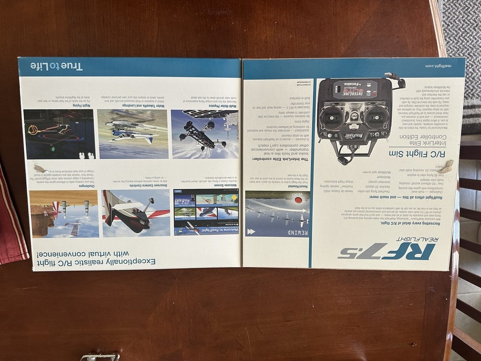 RealFlight RF 7.5 RC Flight Simulator With Interlink Elite Controller ...