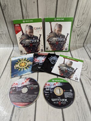The Witcher 3: Wild Hunt (Microsoft Xbox One, 2015) Complete in Box ...