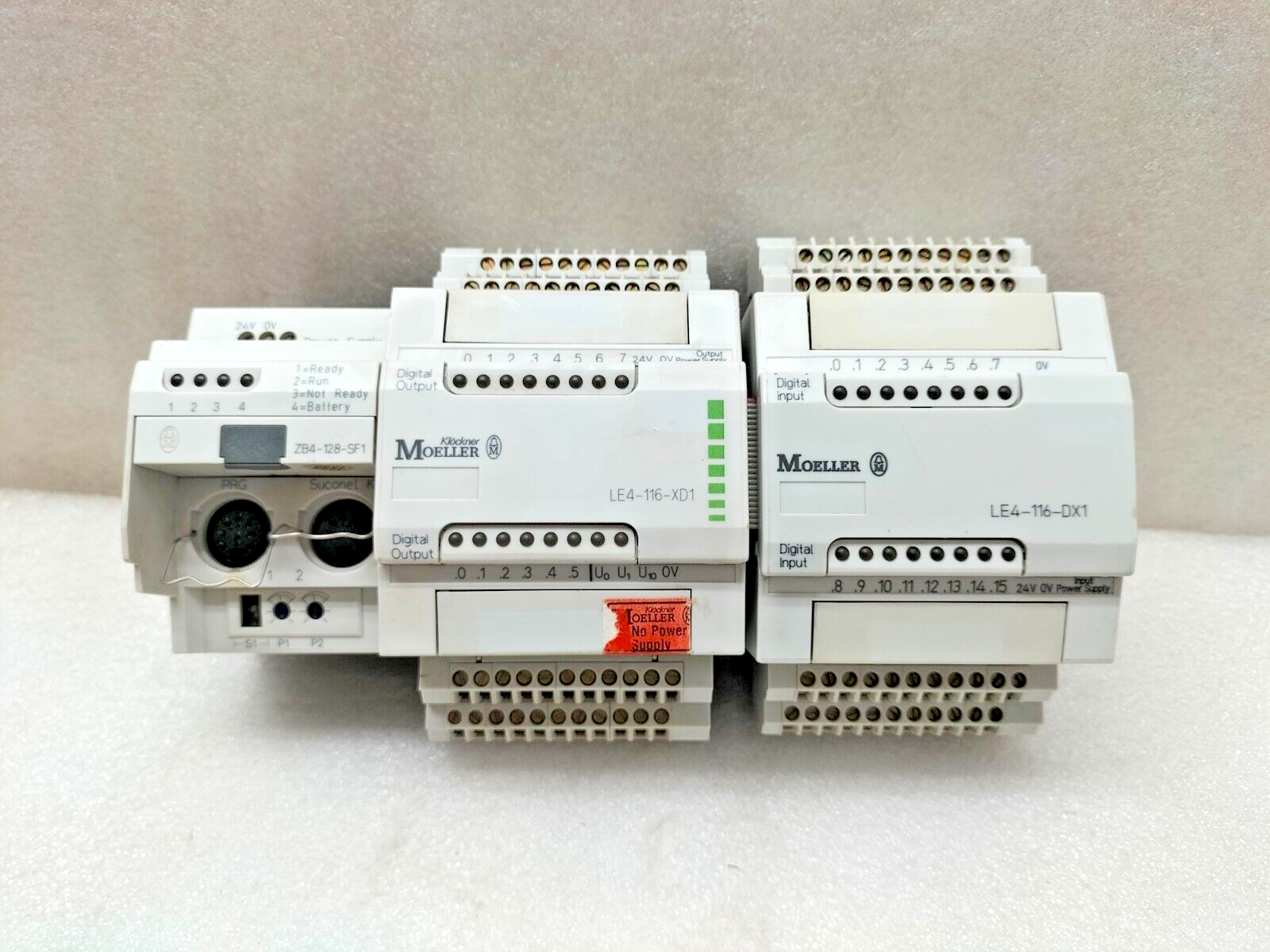MOELLER LE4-116-XD1+LE4-116-DX1 EXPANSION MODULE 24 VDC | eBay