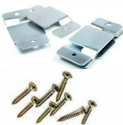 4 x Corner sofa Wall Headboard interlocking Connecting Clips Brackets ...