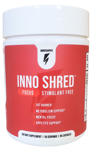 FOCUS Innoshred STIMULANT FREE Inno Supps Fat Burner Mental Boost ...